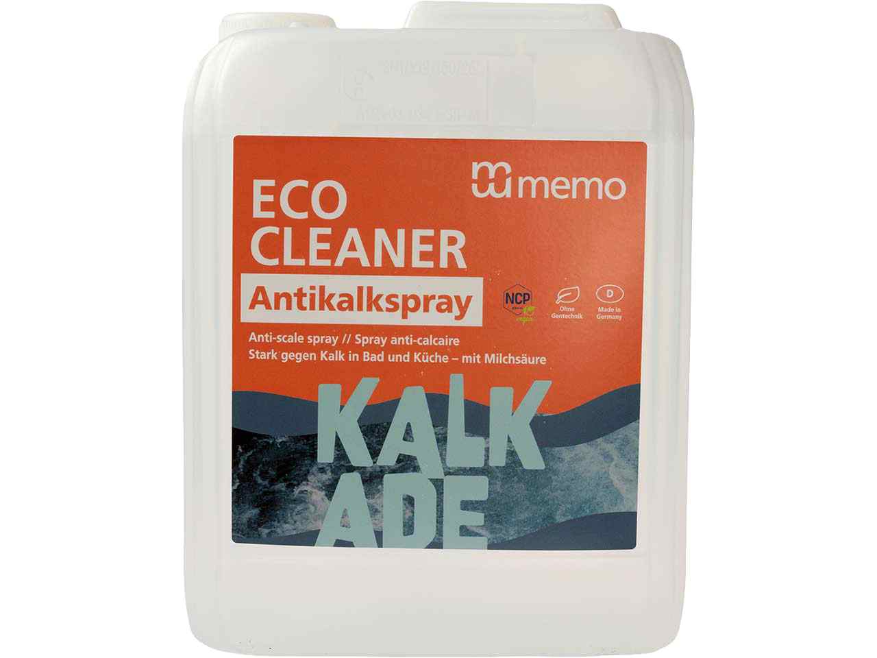 memo Antikalk-Spray "ECO CLEANER", 5 l, Nachfüllung | memo.de