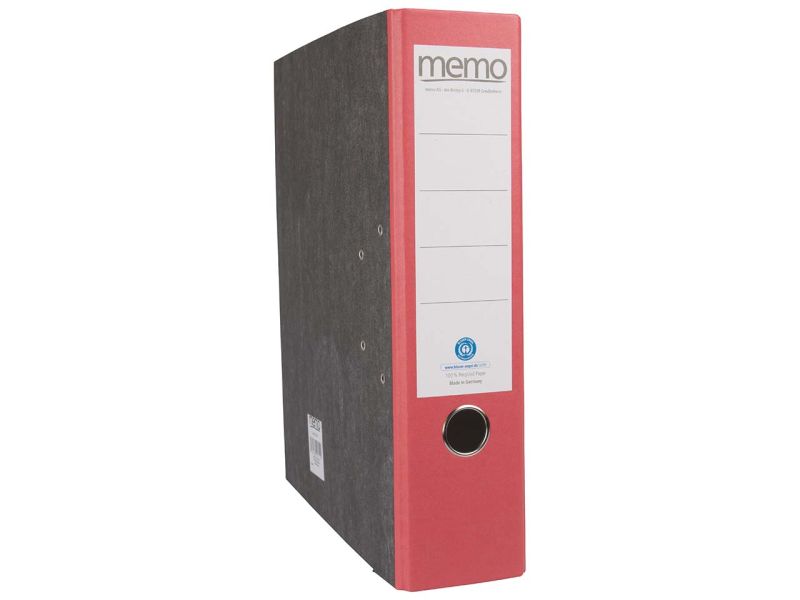 memo Ordner rot Rückenbreite 8 cm | memo.de